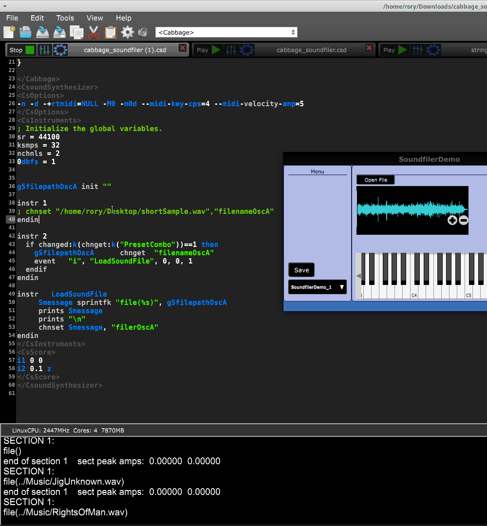 segfault with chnset/strcpy · Issue #856 · csound/csound · GitHub