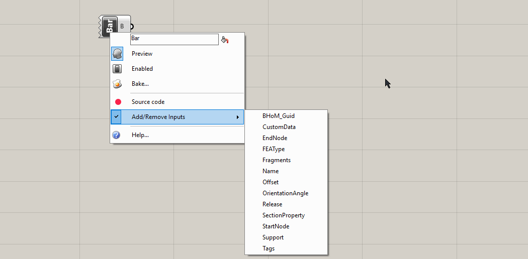 CreateObject component: The Add/Remove Inputs menu closes after checking one item · Issue #157 ...