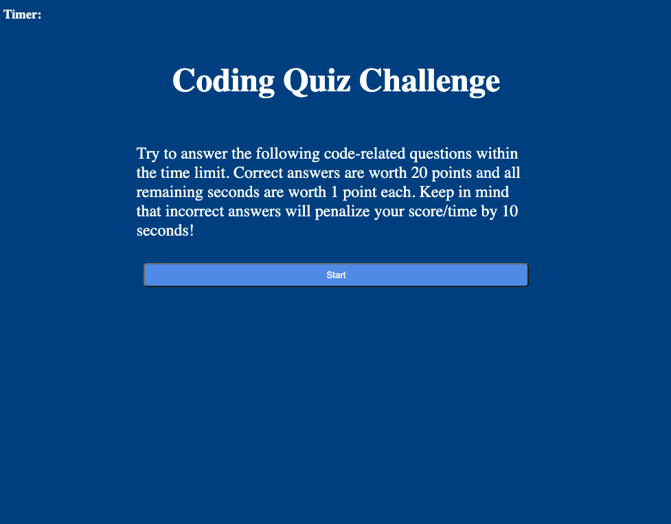 GitHub - bsottek/code-quiz