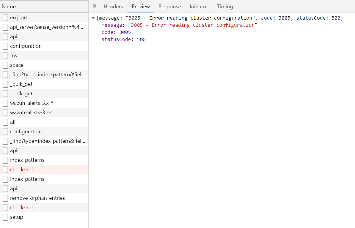 Wazuh Api Error 3005 Error Reading Cluster Configuration · Issue 4600