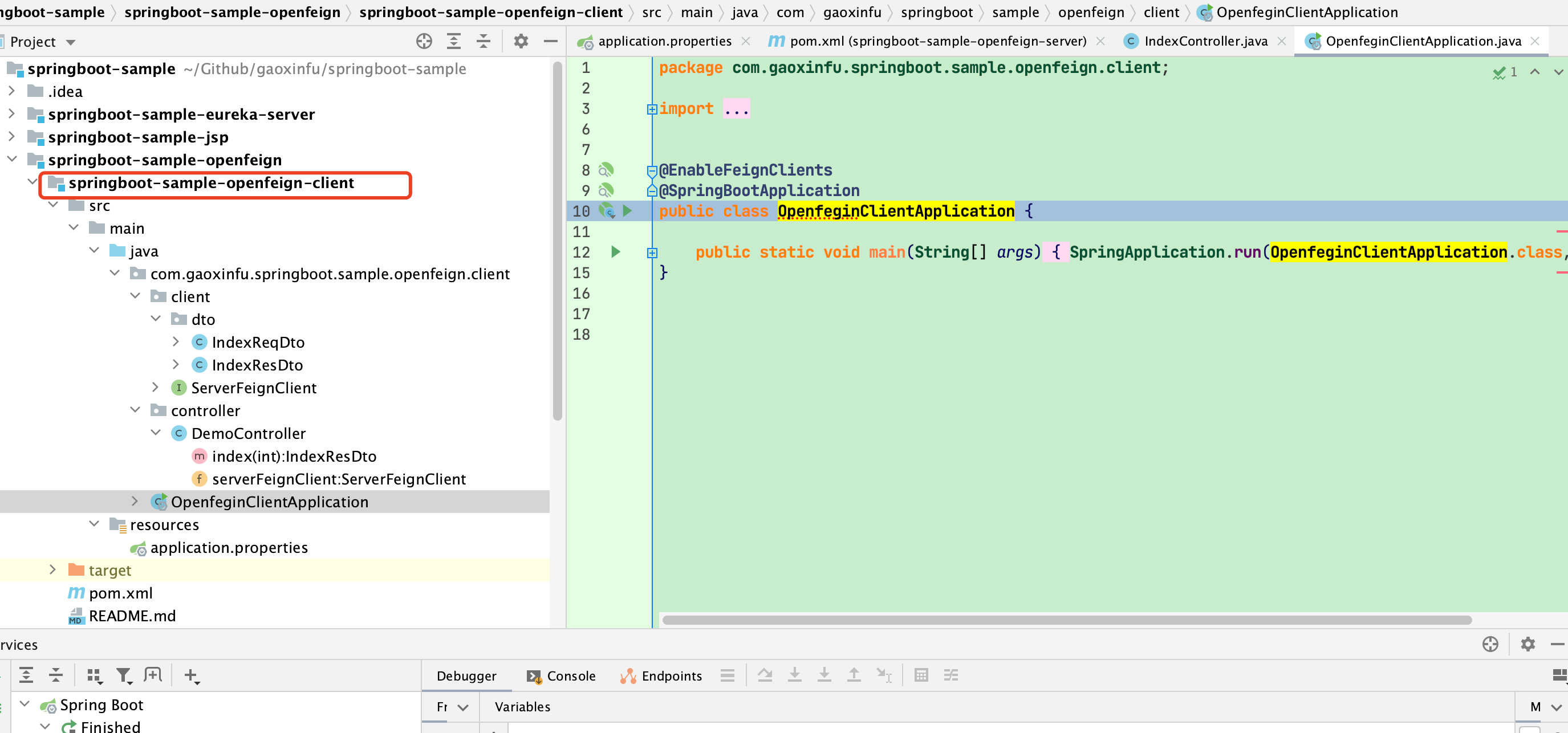 springboot openfeign服务端与客户端调用演示demo_openfeign demo-CSDN博客