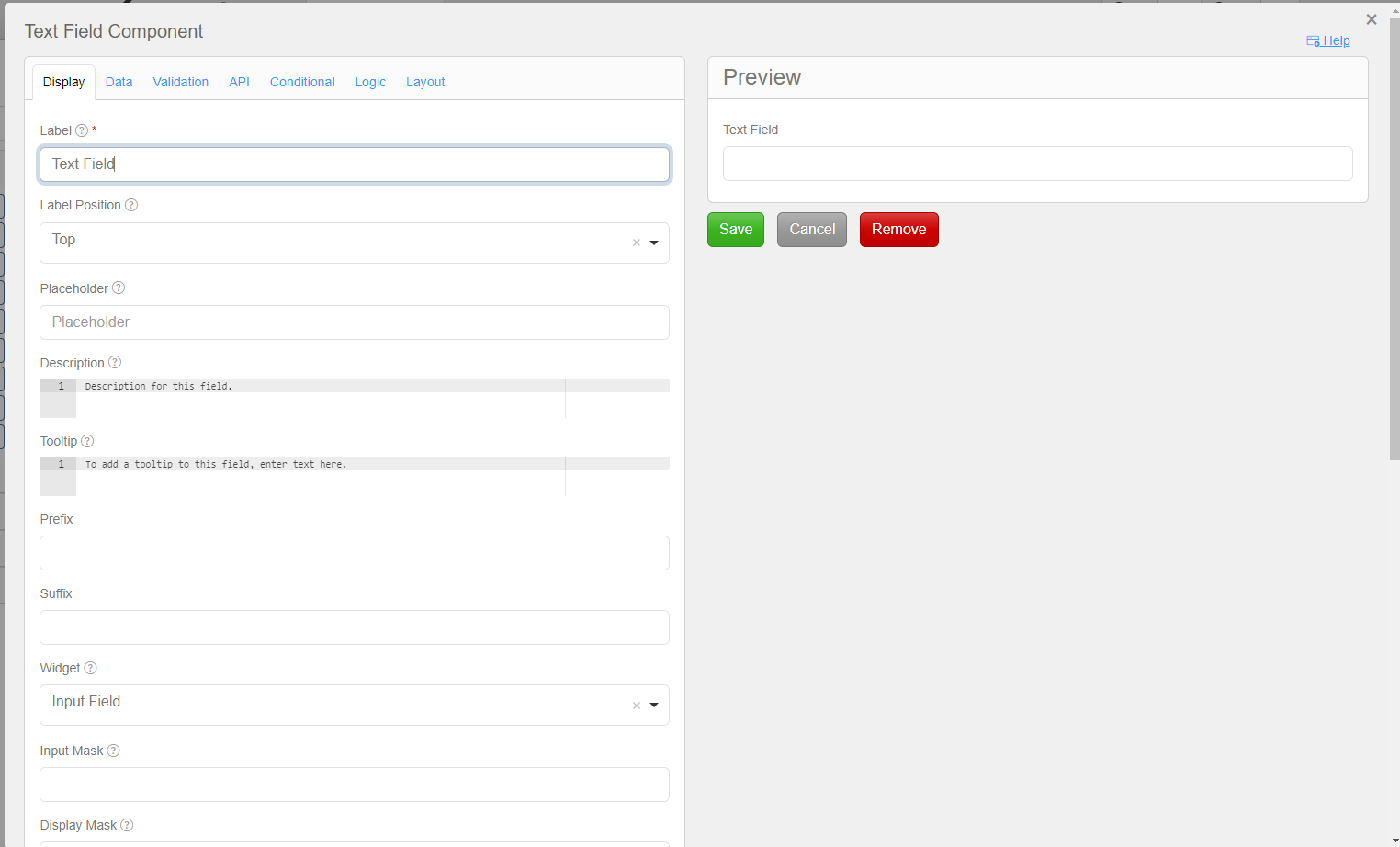 Is There A Way To Put The Form Builder In Readonly · Issue 517 · Formio React · Github