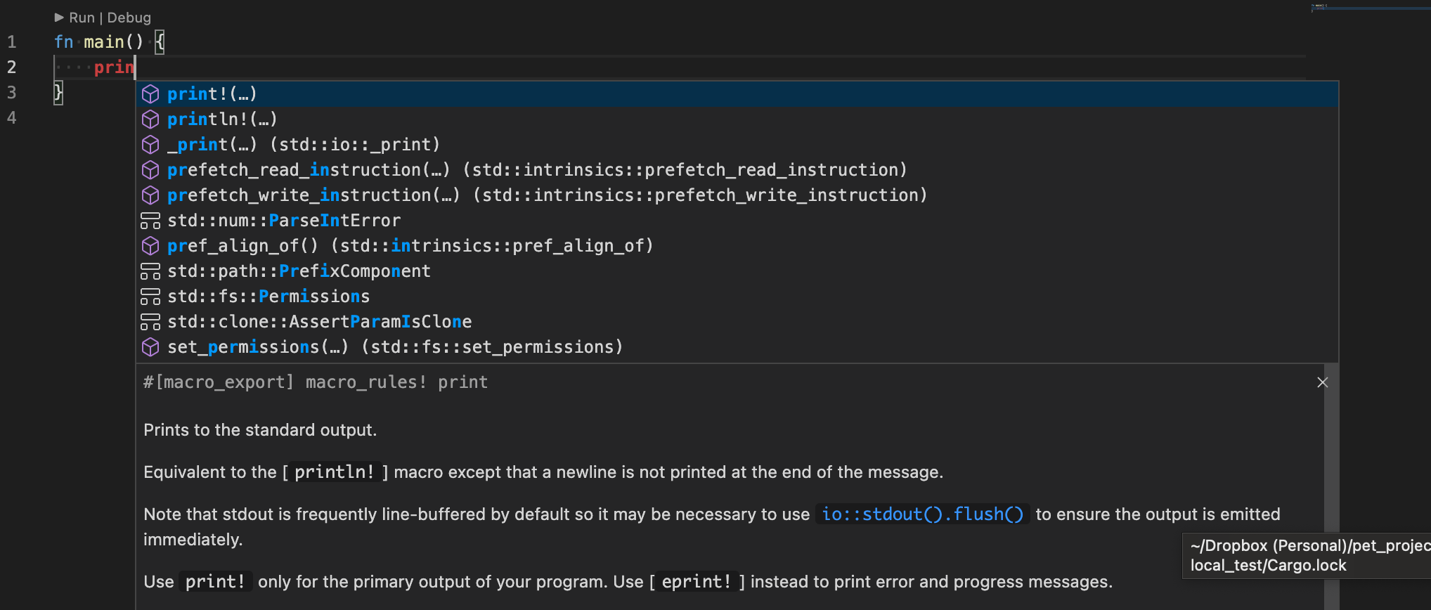 Autocomplate showing duplicate functions/macros · Issue #8301 · rust-lang/rust-analyzer · GitHub