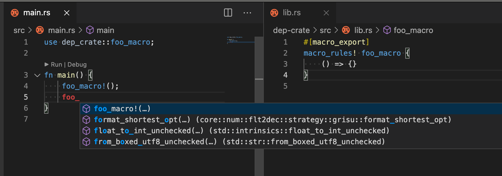 Autocomplate showing duplicate functions/macros · Issue #8301 · rust-lang/rust-analyzer · GitHub
