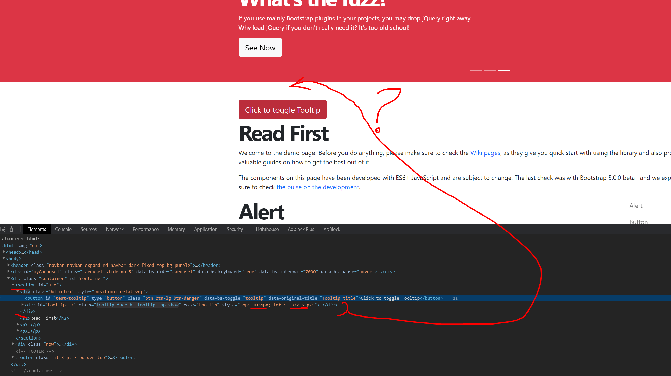There is a serious problem with the relative positioning of the Popover when changing the ...