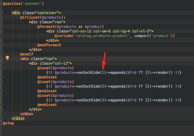 Error displaying standard pagination when specifying `onEachSide(1)`. · Issue #28867 · laravel ...