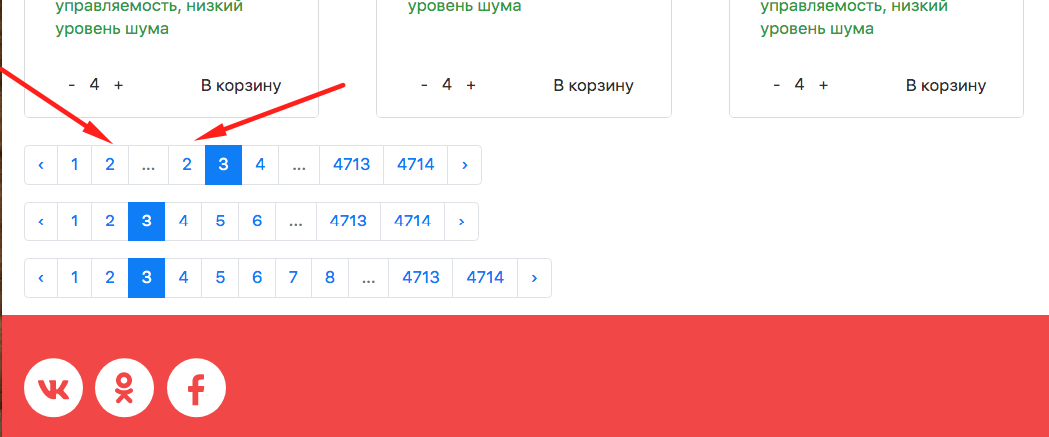 Error displaying standard pagination when specifying `onEachSide(1)`. · Issue #28867 · laravel ...