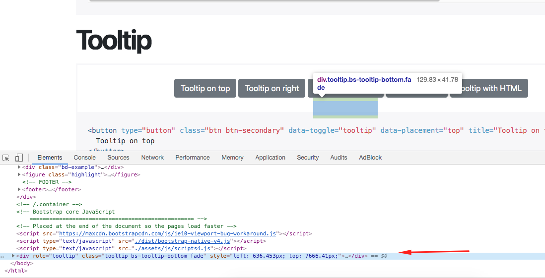 (Bug) When reinitializing the Tooltip, an empty object is returned · Issue #325 · thednp ...