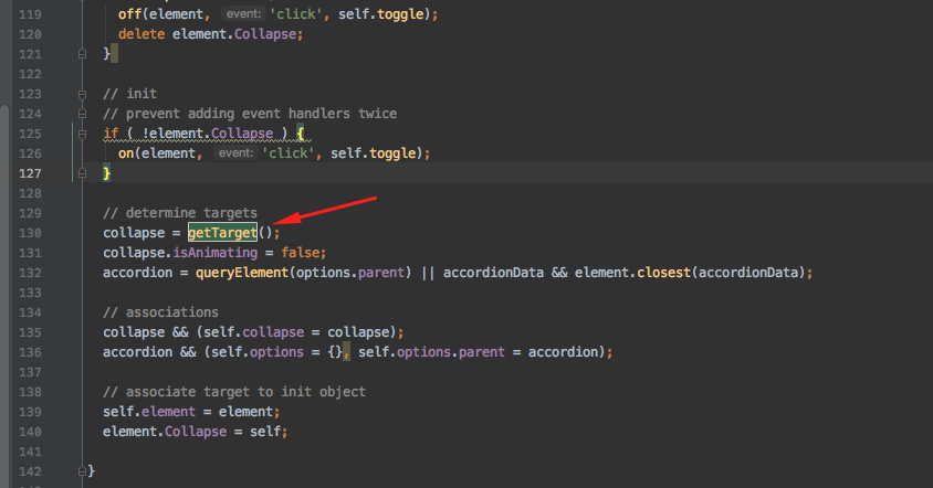 Bug Collapse Boolean Value Is Not Processed Collapse Gettarget · Issue 337 · Thednp