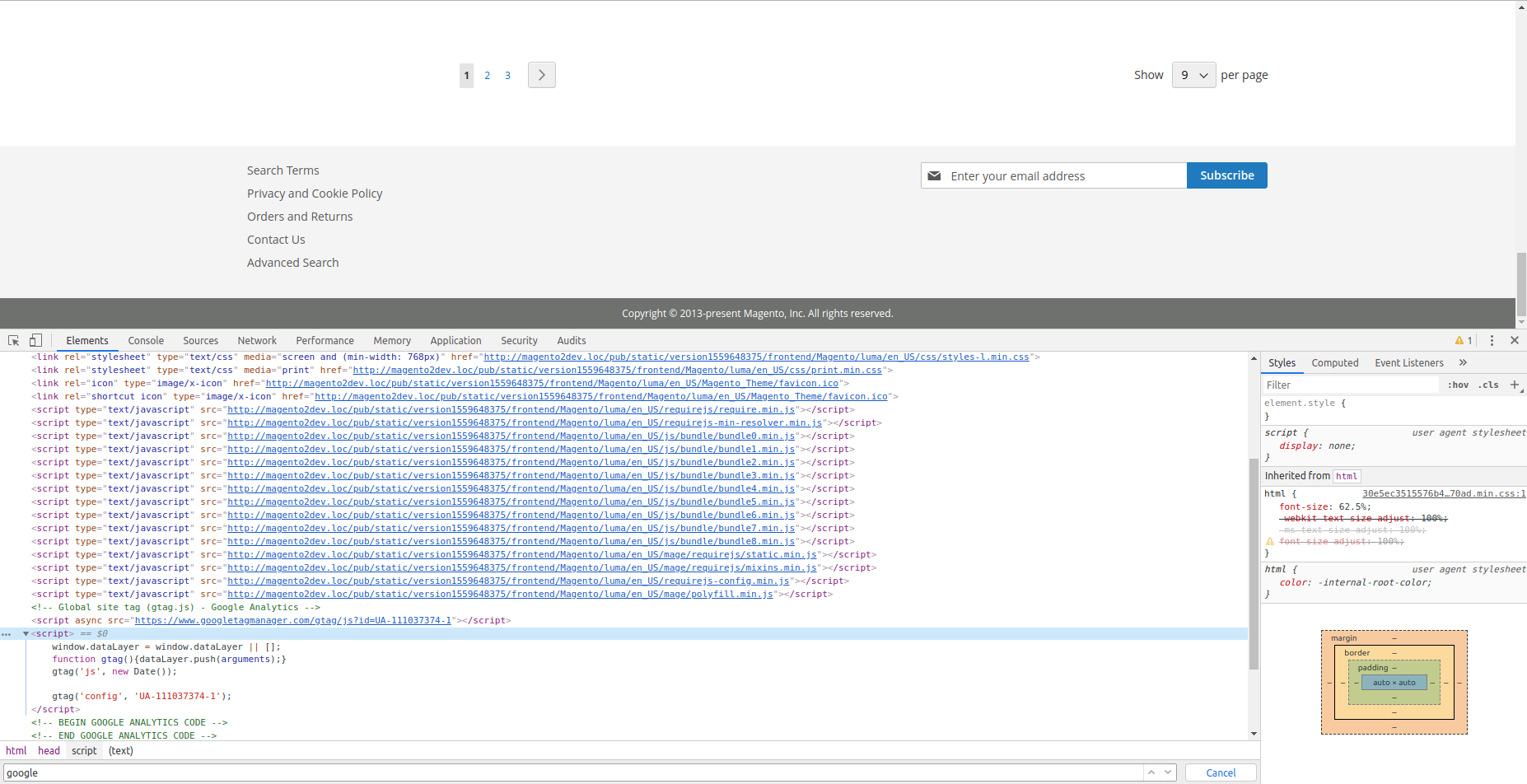 404 while saving Footer Miscellaneous HTML · Issue #6248 · magento/magento2 · GitHub