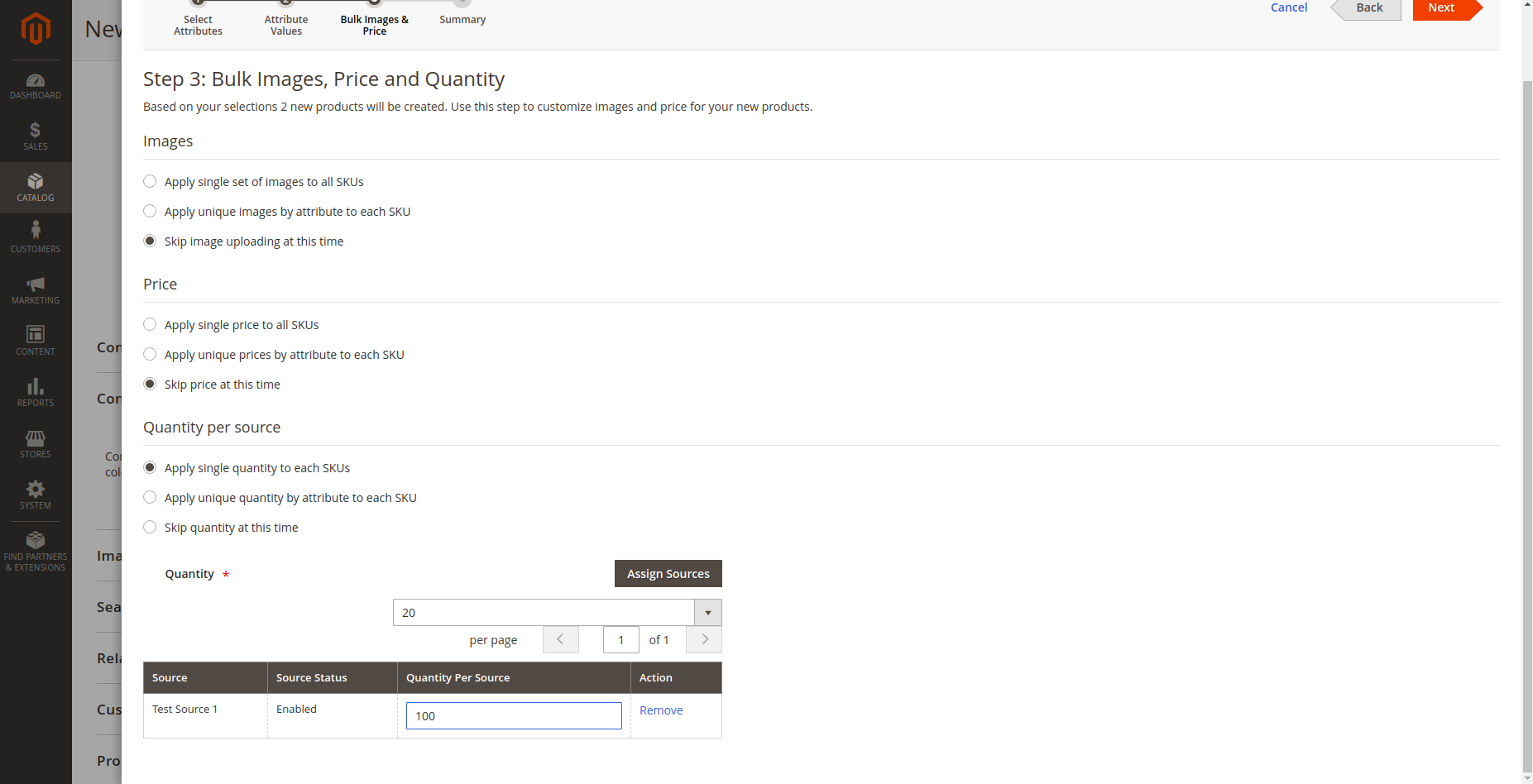 Visual swatch attribute option of Configurable product on addtional stock is visible after order ...