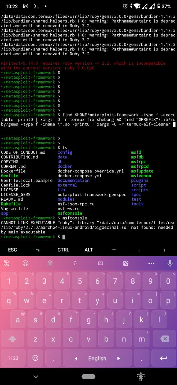 Problem when running msfconsole in android below nougat · Issue #37 · Hax4us/Metasploit_termux ...