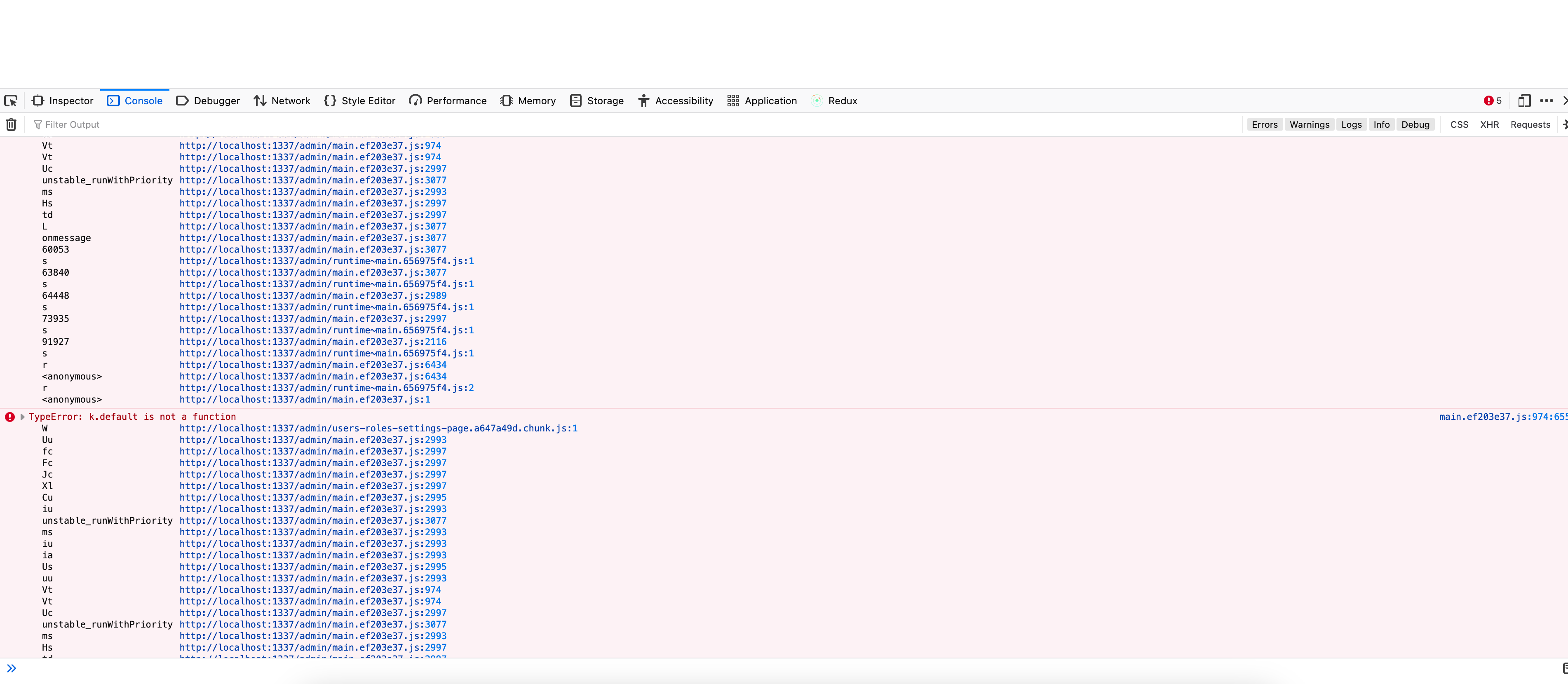 Strapi update 4.6.1 to 4.7.0/1 - users-permissions and settings/roles - white page · Issue ...