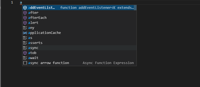 registerCompletionItemProvider with letters as trigger characters block ...