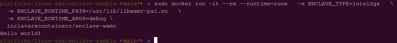 Failed to run WAMR as enclave runtime · Issue #1099 · inclavare ...