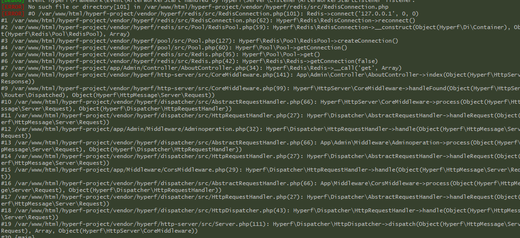 [BUG] 使用hyperf/redis出现错误 · Issue #923 · hyperf/hyperf · GitHub