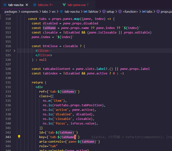[Component] [tabs] 标签页顺序问题（tabs order） · Issue #9532 · element-plus/element-plus · GitHub