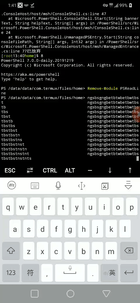 [My bug report]Disable PSReadLine, paste text displays error · Issue #11306 · PowerShell ...