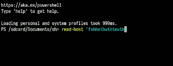 Read Host · Issue 11636 · Powershellpowershell · Github