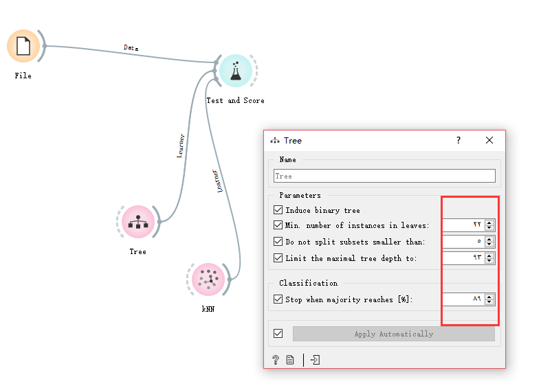 The parameter settings of the model are garbled · Issue #5133 · biolab ...