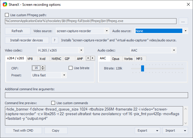 last part of video is lost after encoding · Issue #6942 · ShareX/ShareX · GitHub