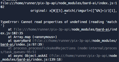 Having issues with getting images · Issue #21 · EvanZhouDev/bard-ai · GitHub