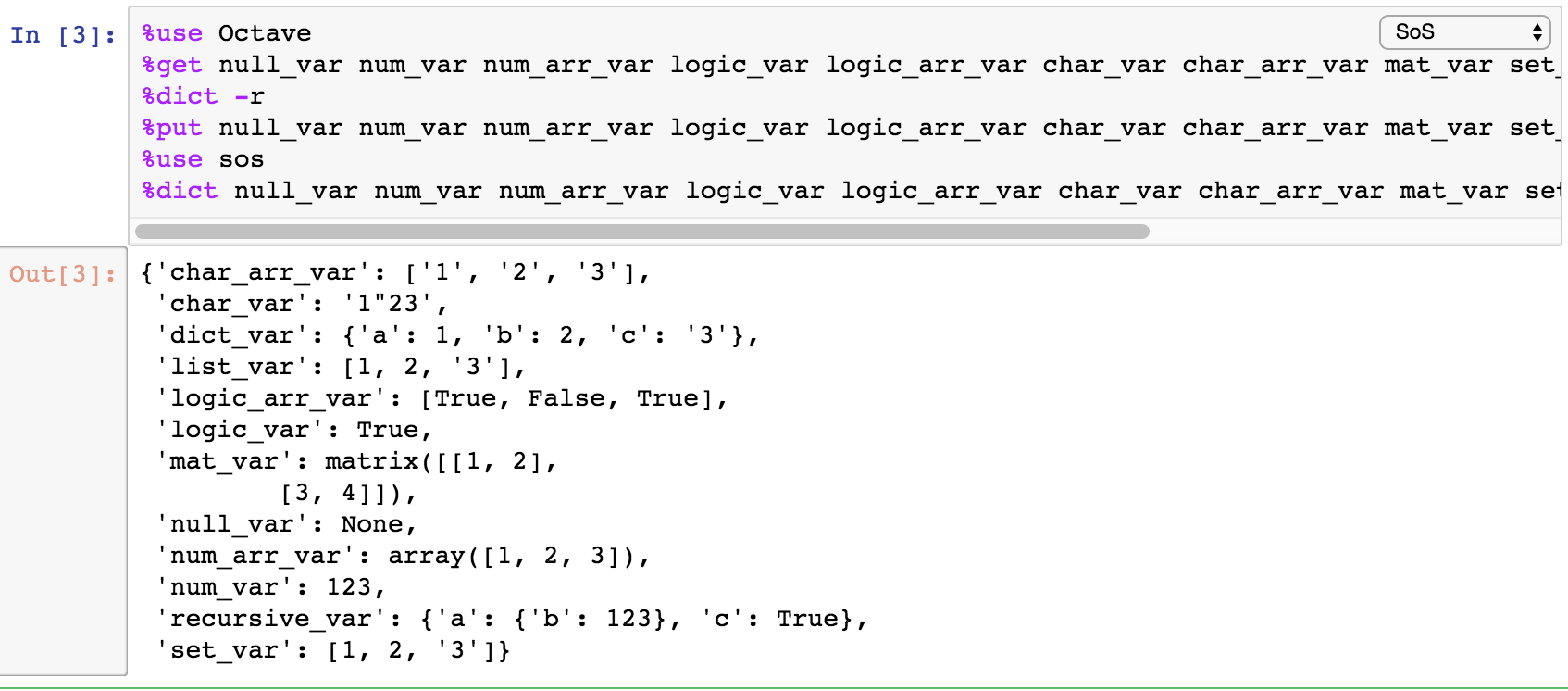 Support for octave. · Issue #711 · vatlab/sos · GitHub