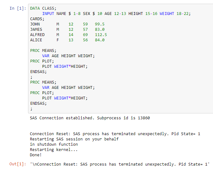 Error for running saspy on Windows machine · Issue #129 · sassoftware/saspy · GitHub