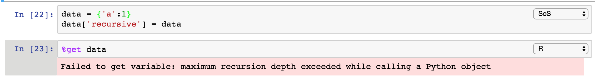 Support to recursively nested variables · Issue #67 · vatlab/sos-notebook · GitHub
