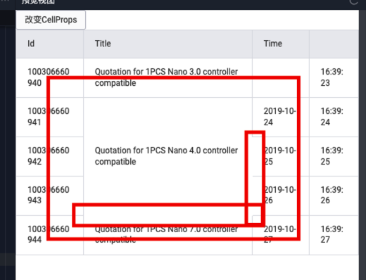 [Table]Table组件合并时，如果改变了CellProps的返回值，样式会出现错误 · Issue #4106 · alibaba-fusion/next · GitHub