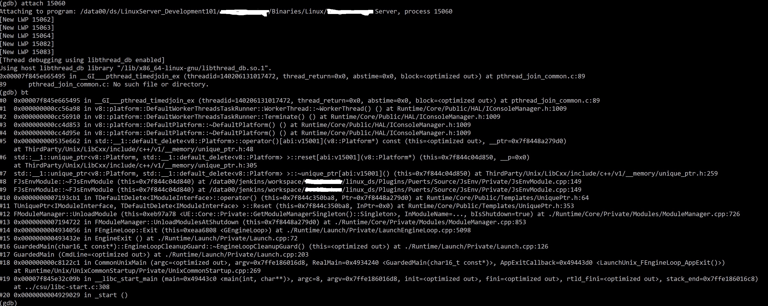 [UE] Bug: linux下dedicated server，进程无法正常退出 · Issue #1502 · Tencent/puerts · GitHub