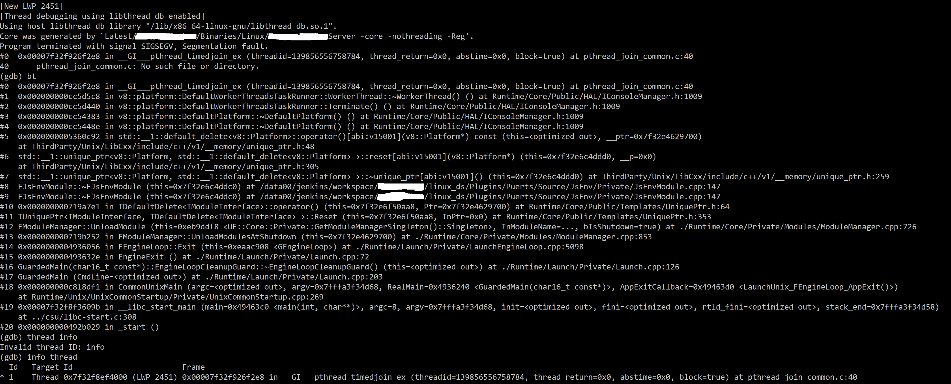 [UE] Bug: linux下dedicated server，进程无法正常退出 · Issue #1502 · Tencent/puerts · GitHub