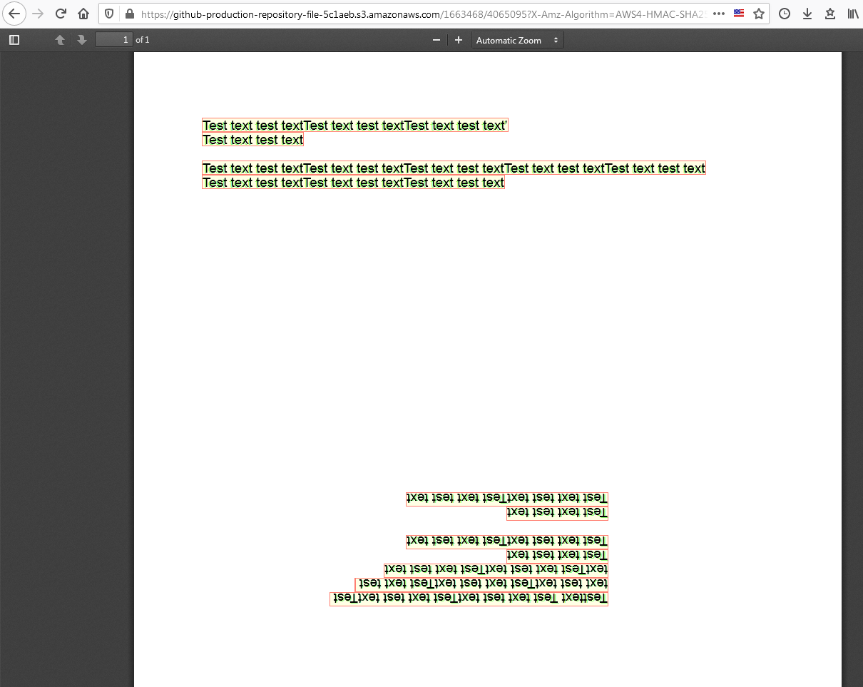 Text overlay is wrong for flipped text · Issue #11513 · mozilla/pdf.js · GitHub