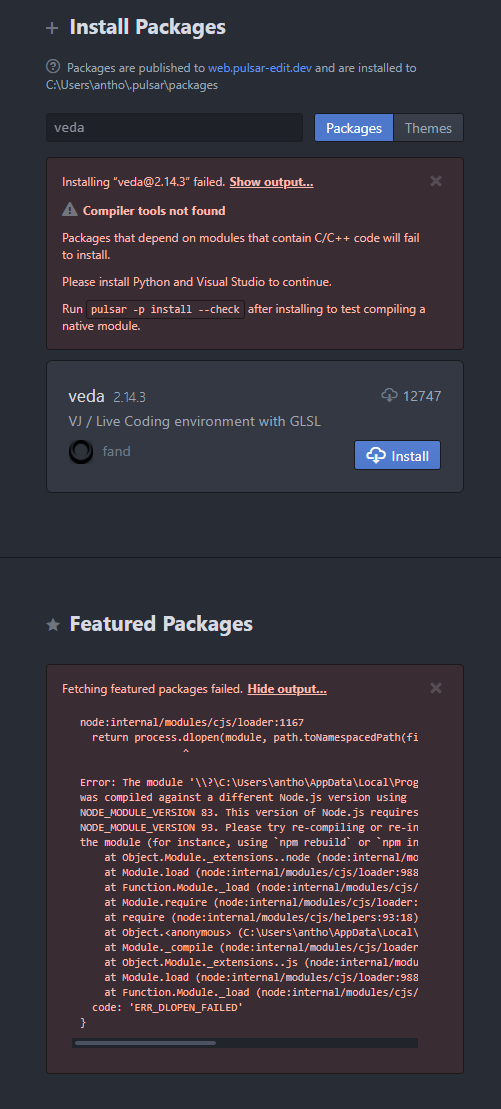 Transient issue in Rolling Release that can cause: Regression - Packages no longer showing in ...