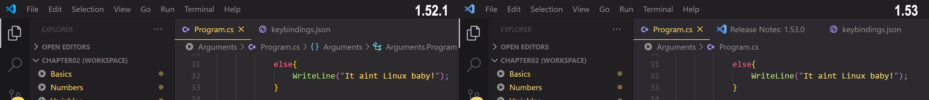 App colors have shifted slightly in 1.5.3 · Issue #116080 · microsoft ...