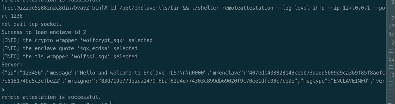 shelter: fix output information · Issue #970 · inclavare-containers/inclavare-containers · GitHub