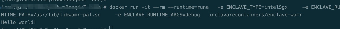 Failed to run WAMR as enclave runtime · Issue #1099 · inclavare ...