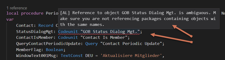 Reference to object Assert is ambiguous. Make sure you are not ...