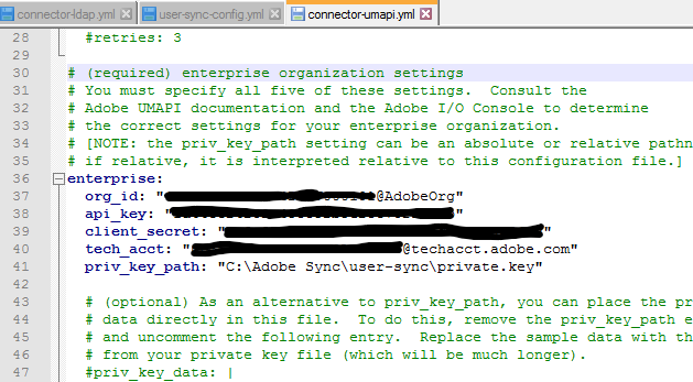 Value not found for Enterprise Key · Issue #497 · adobe-apiplatform/user-sync.py · GitHub