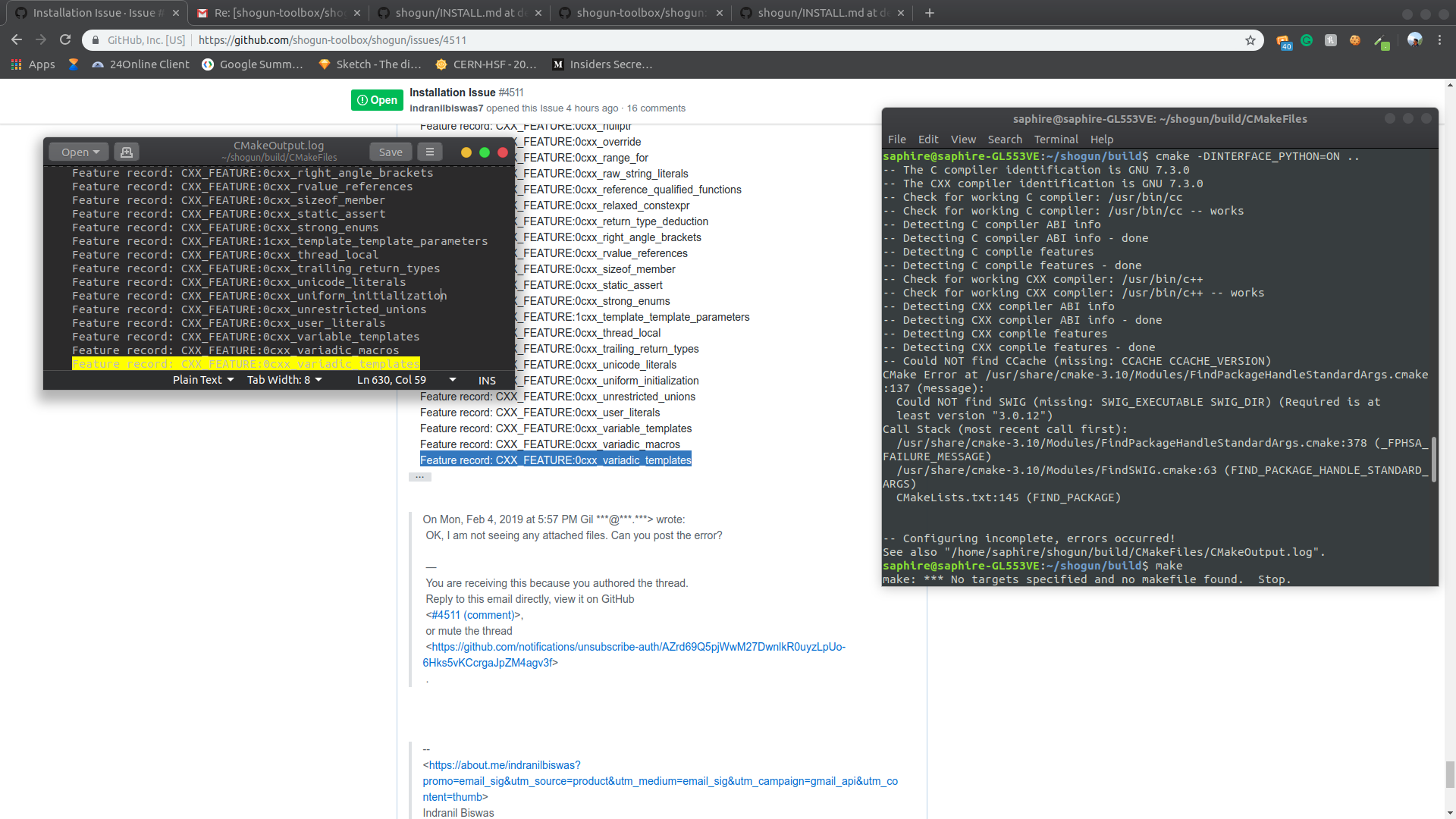 Installation Issue · Issue #4511 · shogun-toolbox/shogun · GitHub