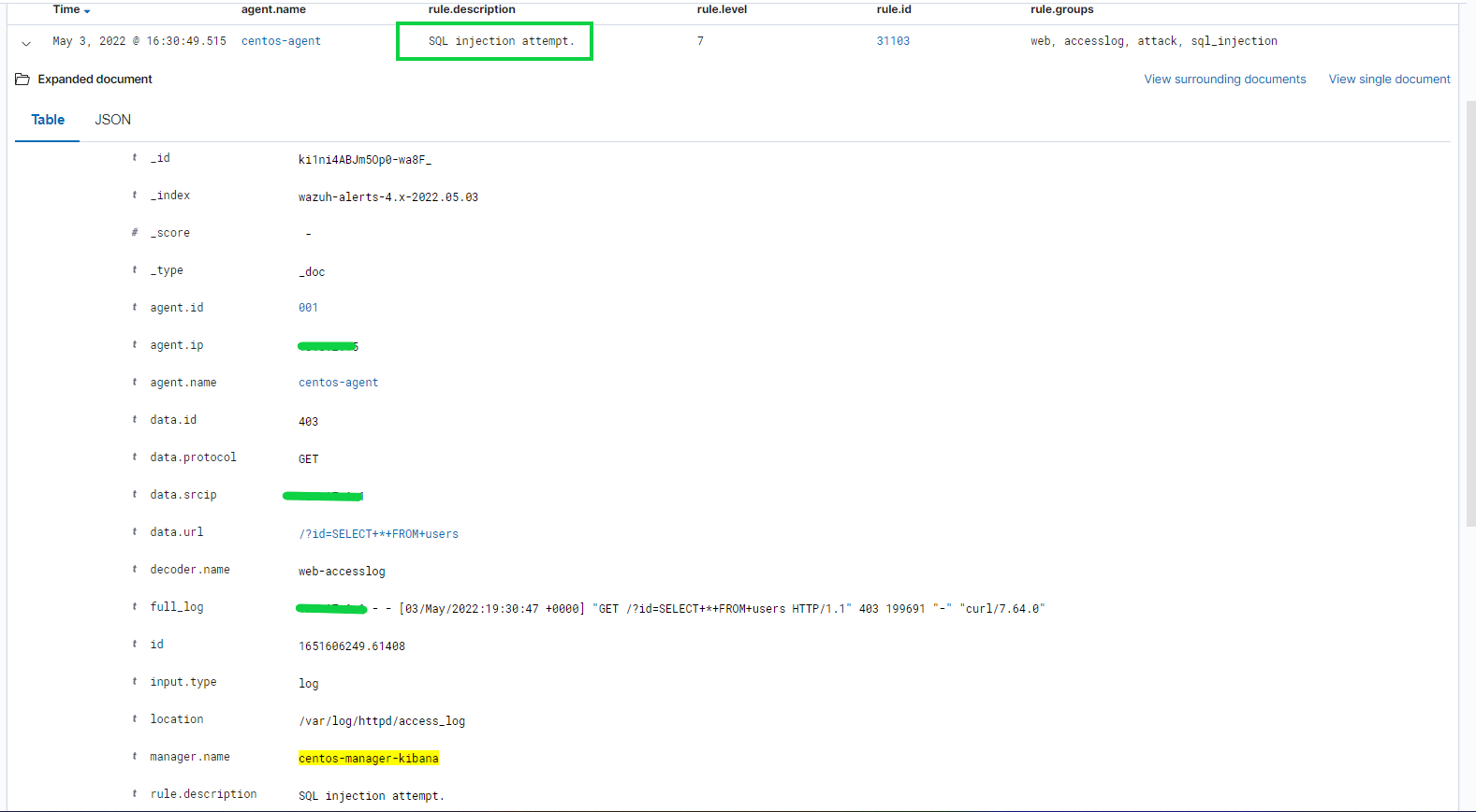 E2E Research: SQL Injection · Issue #2857 · wazuh/wazuh-qa · GitHub