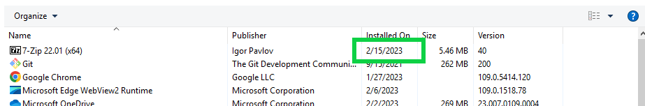 Validate cannot retrieve the windows package installation date if the registry does not have it ...
