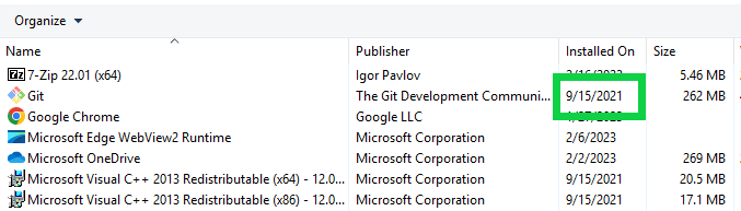 Validate cannot retrieve the windows package installation date if the registry does not have it ...