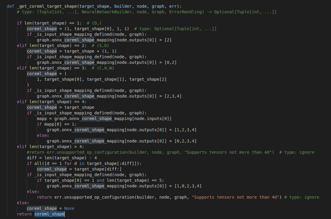 Unboundlocalerror Local Variable Coremlshape Referenced Before