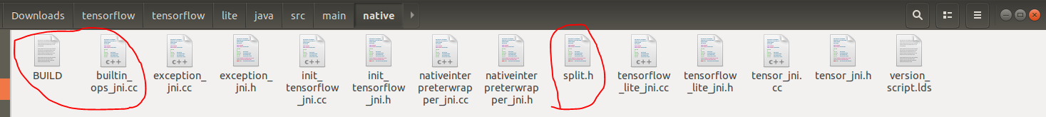 Cannot create interpreter: Didn't find op for builtin opcode 'SPLIT' version '3' . Registration ...