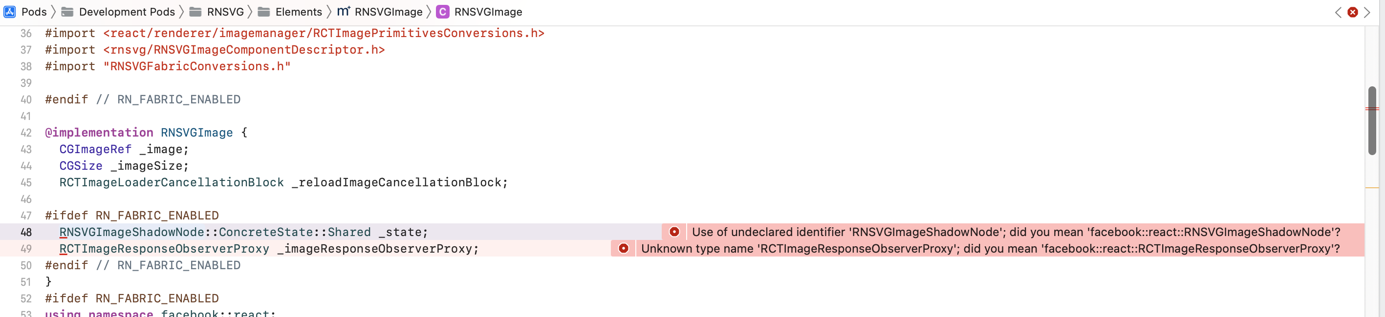 [iOS] Build fails when new architecture enabled · Issue #1964 · software-mansion/react-native ...