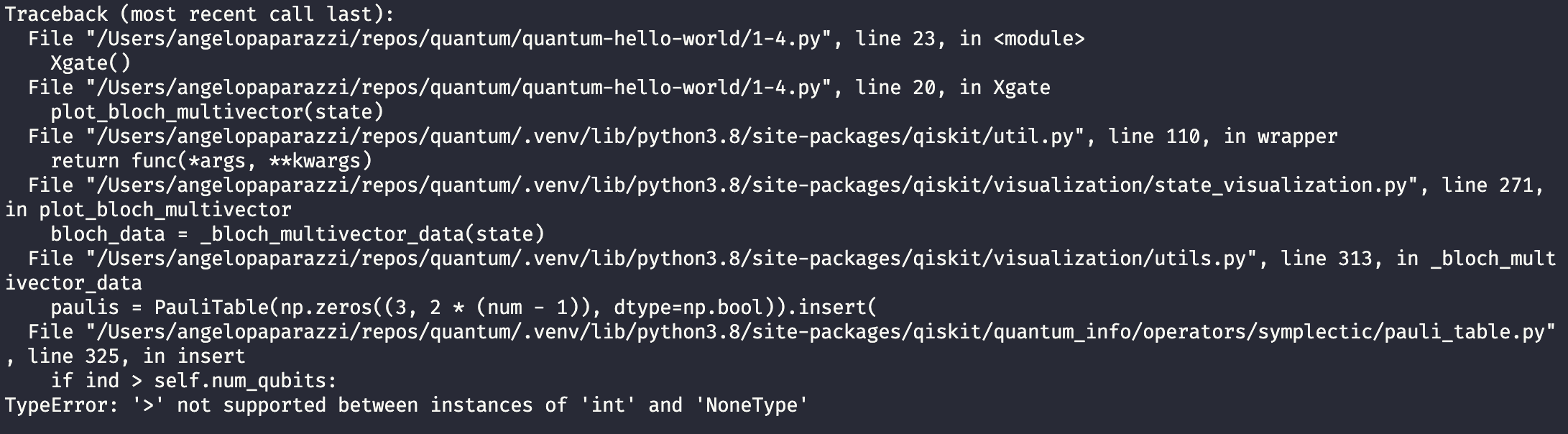 plot_bloch_multivector does not accept single qubit states and is used ...