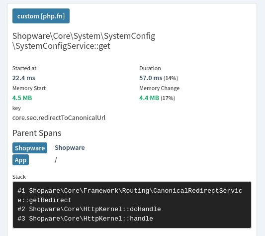 Performance of SystemConfigService::get · Issue #1862 · shopware/shopware · GitHub