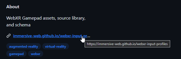 Profile Validator Page And Github Link Are Broken · Issue 254 · Immersive Webwebxr Input