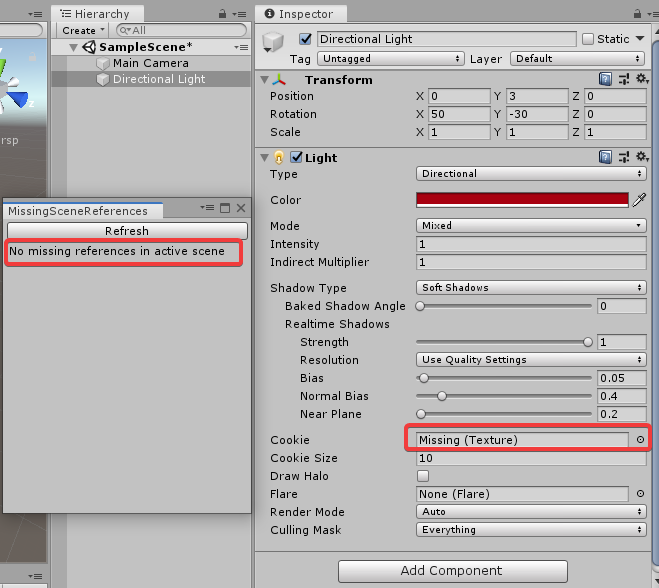 Missingscenereferences Doesn T Actually Find Missing References · Issue 18 · Unity Technologies